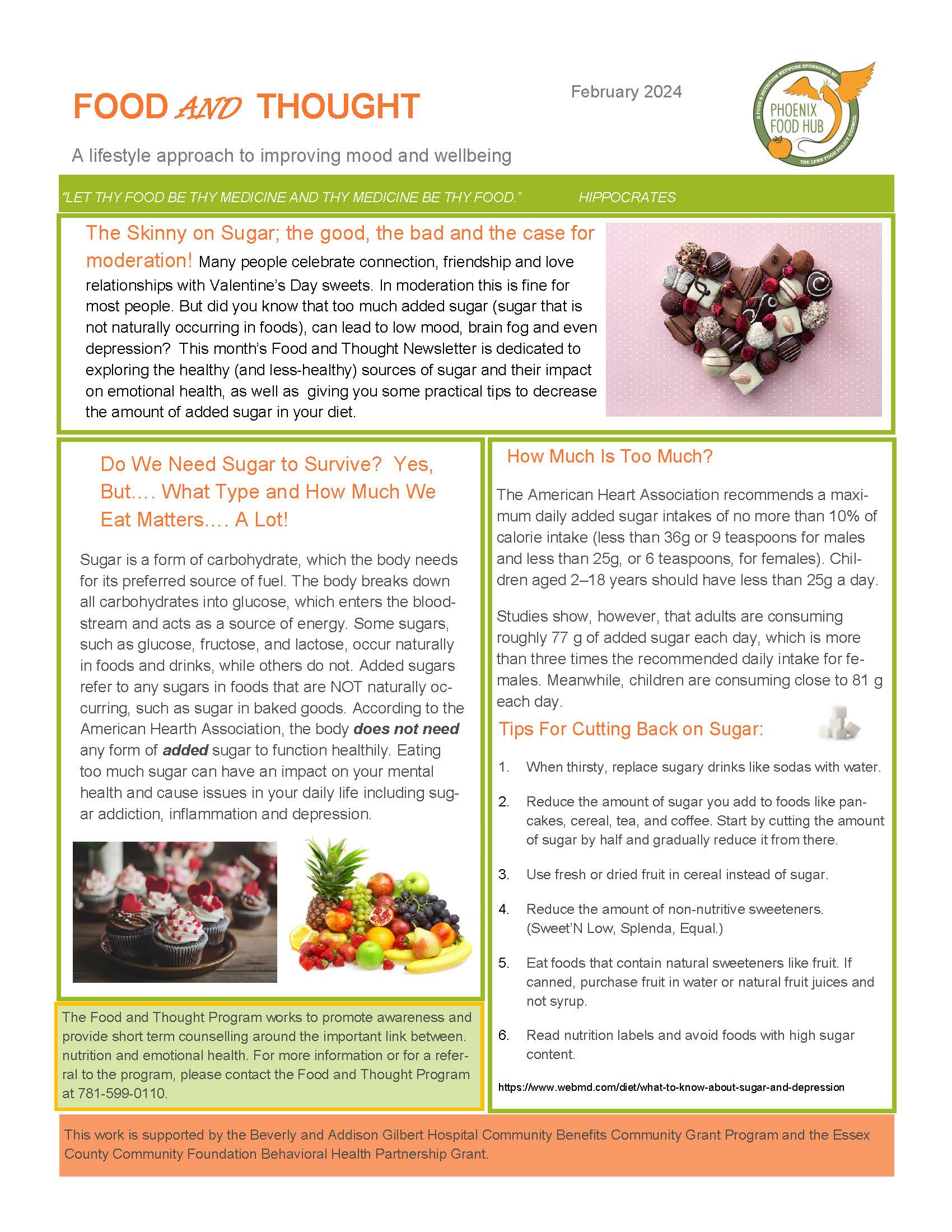 News and Events | Food and Thought Newsletter - February 2025